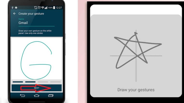 Shortcut to Open Your Phone with the Gesture Application - AAVot