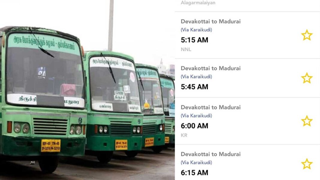 Mobile app for Bus timing - AAVot